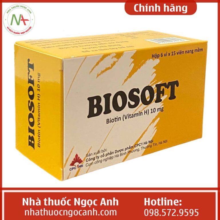 Thuốc Biosoft 10mg là thuốc gì, có tác dụng gì, giá bao nhiêu, mua ở đâu