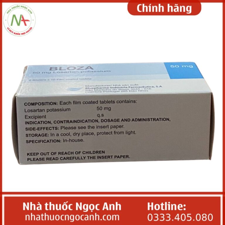 Thuốc Bloza 50mg là thuốc gì, tác dụng gì, giá bao nhiêu, mua ở đâu