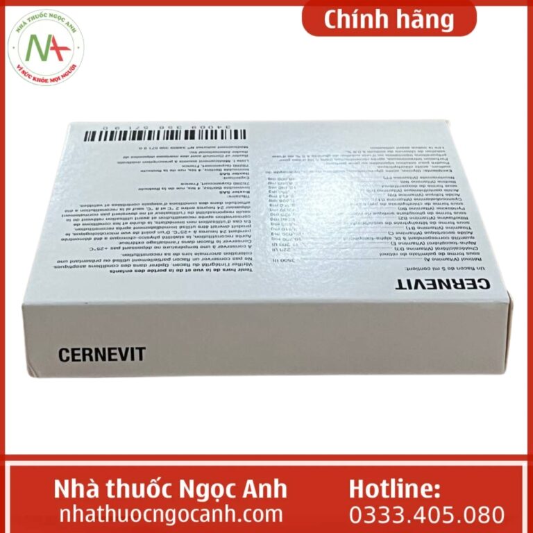 Thuốc Cernevit là thuốc gì, cách dùng, giá bao nhiêu, mua ở đâu?