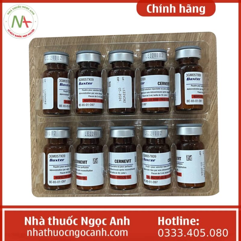 Thuốc Cernevit là thuốc gì, cách dùng, giá bao nhiêu, mua ở đâu?