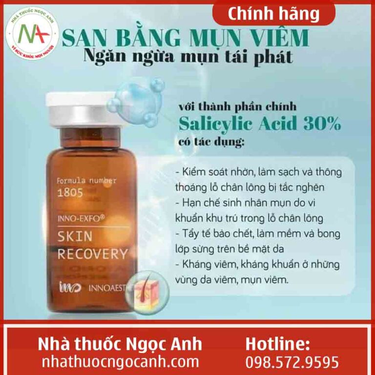 Peel Skin recovery Inno cách sử dụng, giá bao nhiêu, mua ở đâu?
