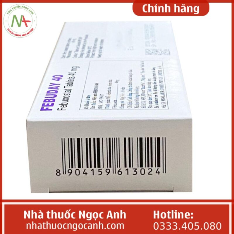 Thuốc Febuday 40 mg là thuốc gì, tác dụng gì, giá bao nhiêu, mua ở đâu