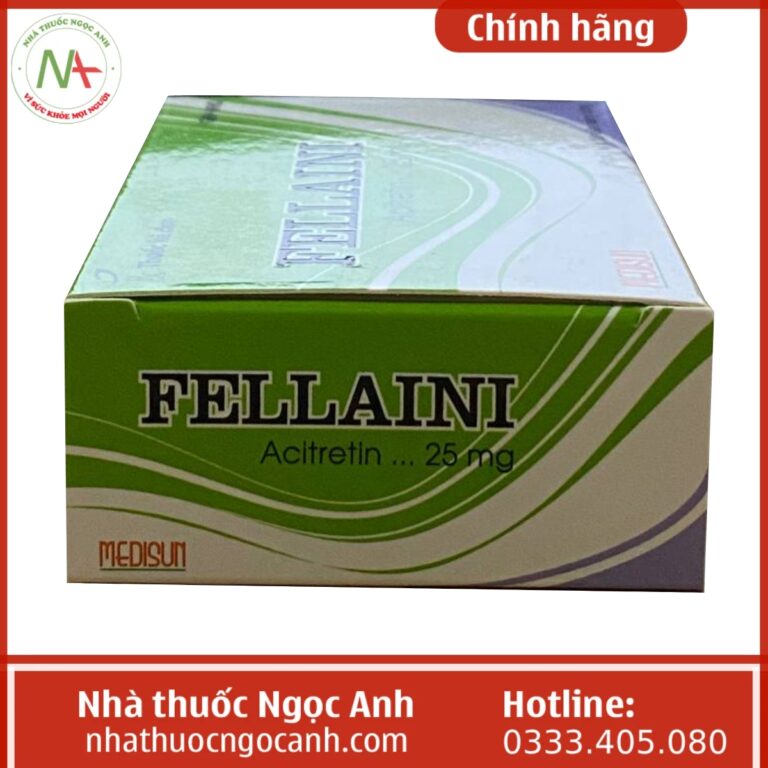 Thuốc vảy nến Fellaini 25mg giá bao nhiêu, bán ở đâu TPHCM?