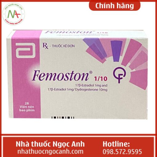 Thuốc Femoston 1/10 có tác dụng gì, giá bao nhiêu, mua ở đâu?