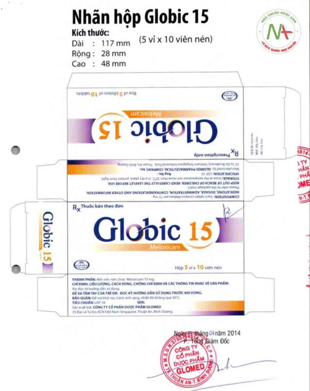 Thuốc Globic 15 Glomed có tác dụng gì? Mua ở đâu