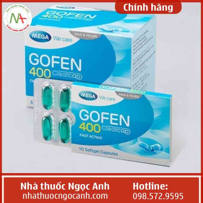 Thuốc Gofen 400mg: Công dụng, liều dùng, giá bán