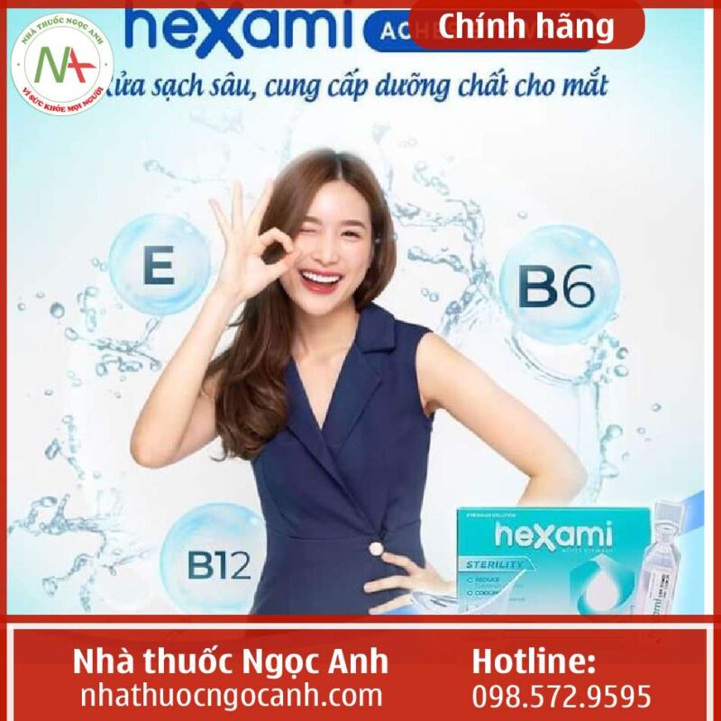 Dung dịch rửa mắt Hexami Aches Eyewash giá bao nhiêu, mua ở đâu