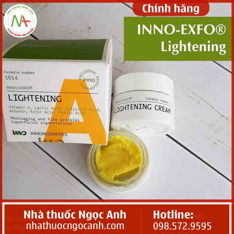 Peel INNO-EXFO Lightening 15g cách sử dụng, giá bao nhiêu, mua ở đâu
