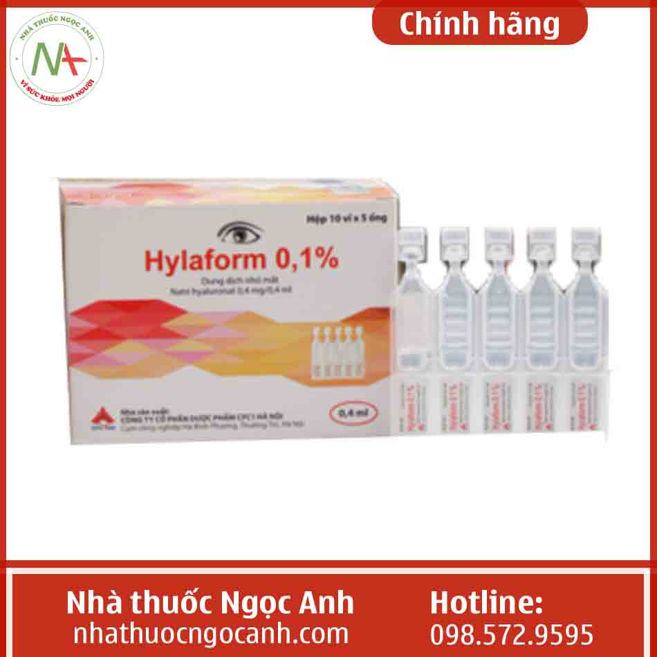 Thuốc Hylaform 0,1% là thuốc gì? Giá bao nhiêu? Mua ở đâu?
