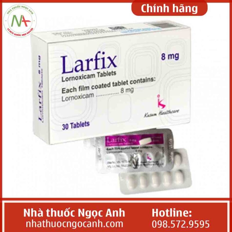 Thuốc Larfix Tablets 8mg là thuốc gì, giá bao nhiêu, mua ở đâu?