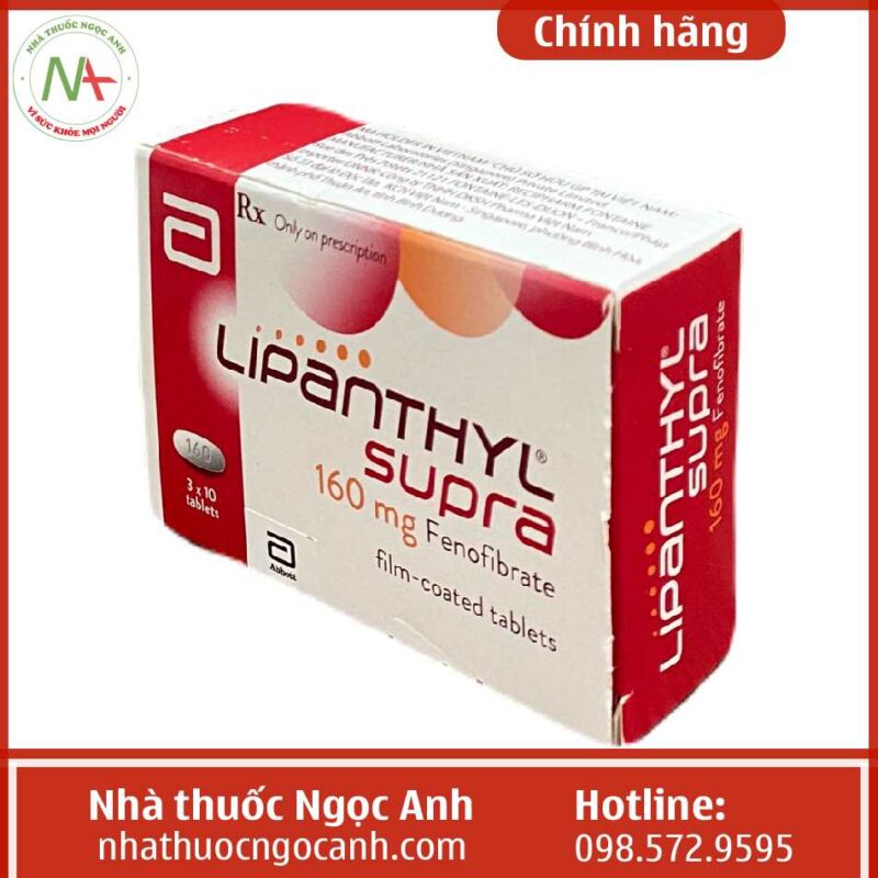 Thuốc Lipanthyl Supra 160mg là thuốc gì, giá bao nhiêu, mua ở đâu