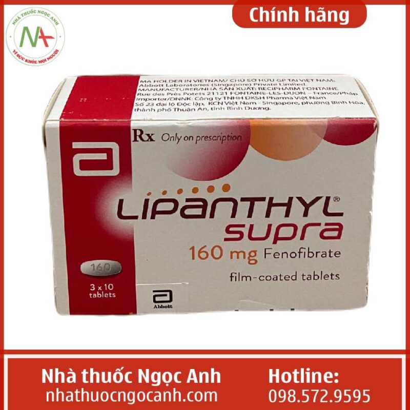 Thuốc Lipathyl 200 mg công dụng, liều dùng, giá bán.