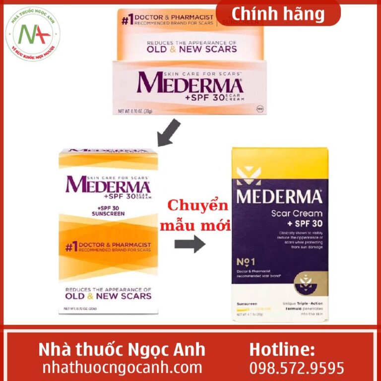 Kem trị sẹo Mederma® Scar Cream Plus SPF 30 giá bao nhiêu, mua ở đâu