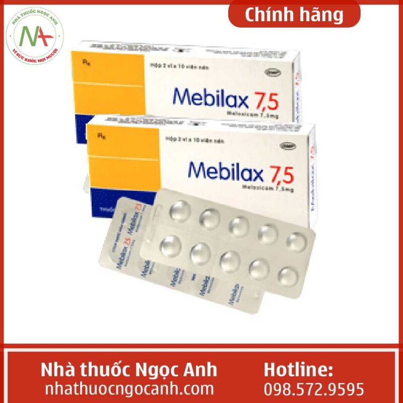 Thuốc Mebilax 7,5 là thuốc gì, tác dụng gì, giá bao nhiêu, mua ở đâu