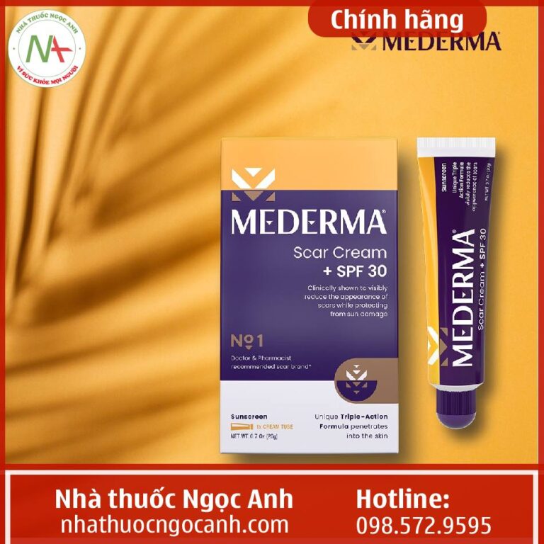 Kem trị sẹo Mederma® Scar Cream Plus SPF 30 giá bao nhiêu, mua ở đâu