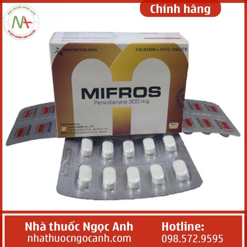 Thuốc Mifros 300mg là thuốc gì, tác dụng gì, giá bao nhiêu, mua ở đâu