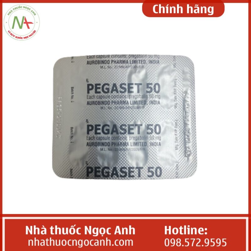 Thuốc Pegaset 50 có tác dụng gì, giá bao nhiêu, mua ở đâu?
