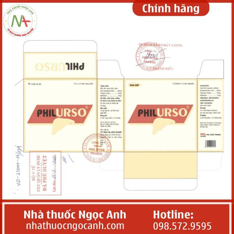 Thuốc Philurso 50mg/10mg/5mg là thuốc gì, giá bao nhiêu, mua ở đâu