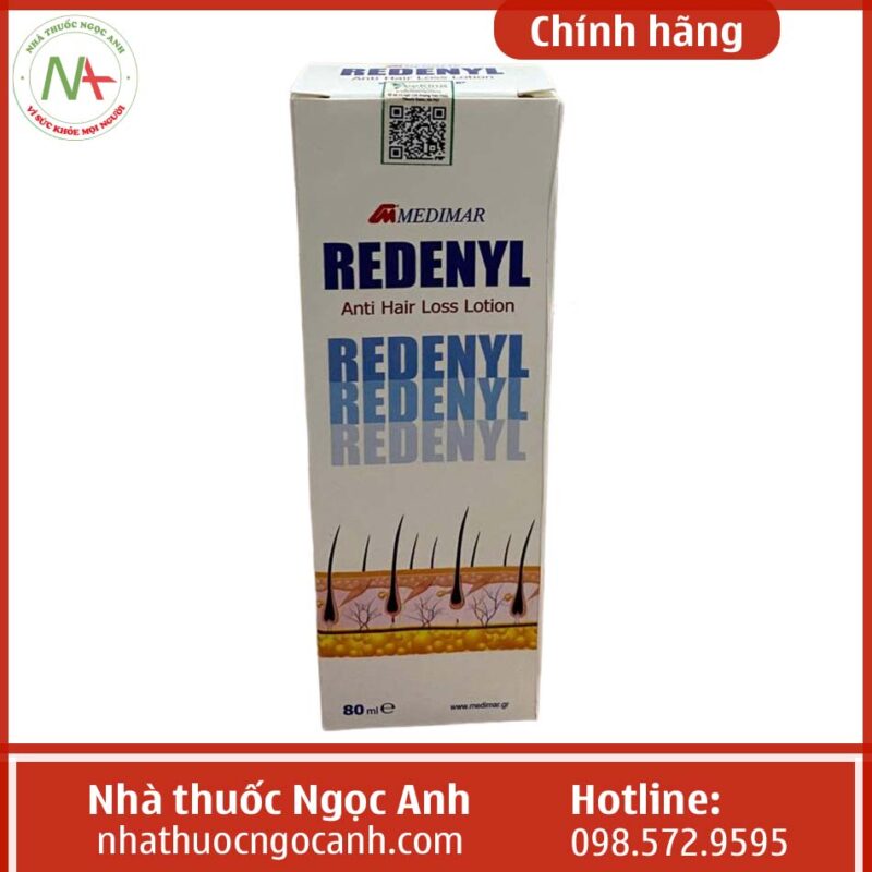 Thuốc Redenyl Lotion 80ml tác dụng phụ, review, giá bao nhiêu, mua ở đâu?