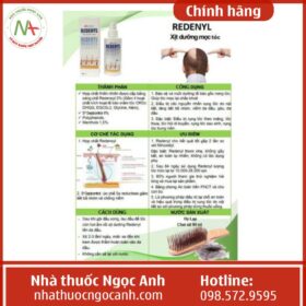 Thuốc Redenyl Lotion 80ml tác dụng phụ, review, giá bao nhiêu, mua ở đâu?