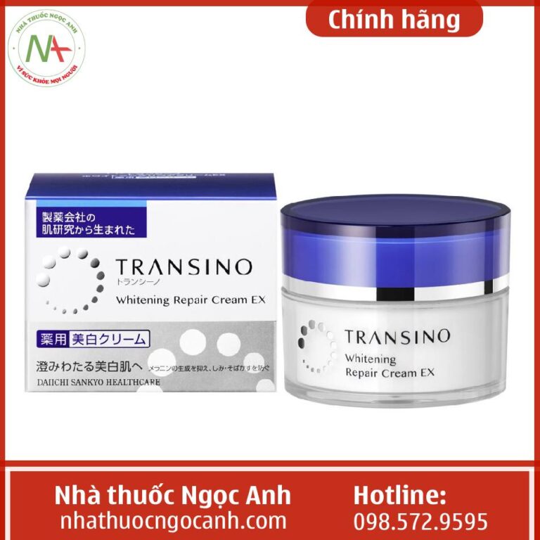 Kem dưỡng trắng da Transino Whitening Repair Cream EX có tốt không, giá ...