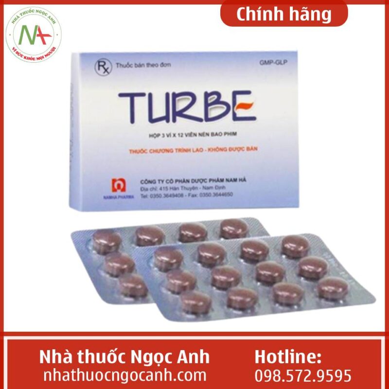 Thuốc Turbezid trị lao: Công dụng, liều dùng, lưu ý tác dụng phụ