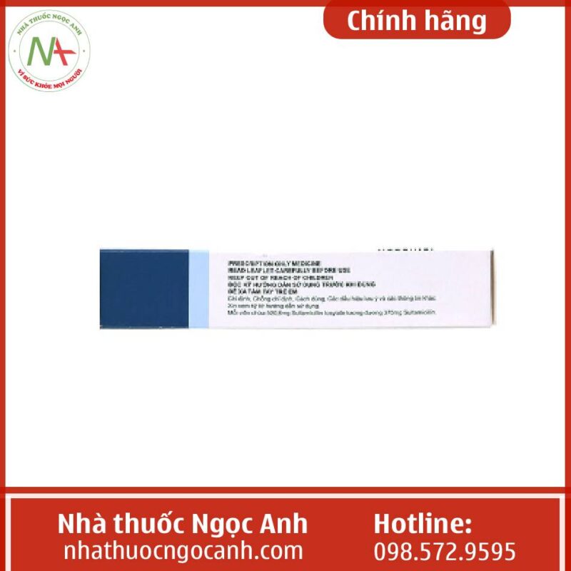 Thuốc Unasyn 375mg: Công dụng, liều dùng, lưu ý, giá bán