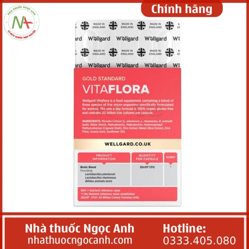 Thuốc Vitaflora uống lúc nào, có tốt không, giá bao nhiêu, mua ở đâu