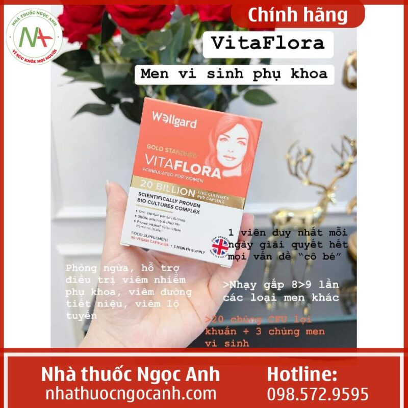 Thuốc Vitaflora uống lúc nào, có tốt không, giá bao nhiêu, mua ở đâu