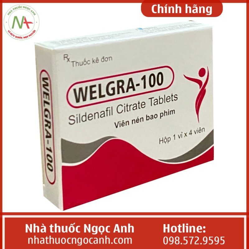 Thuốc Welgra-100 có tác dụng phụ không, giá bao nhiêu, mua ở đâu