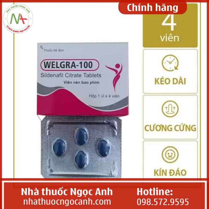 Thuốc Welgra-100 có thật sự hiệu quả không? Giá bao nhiêu?