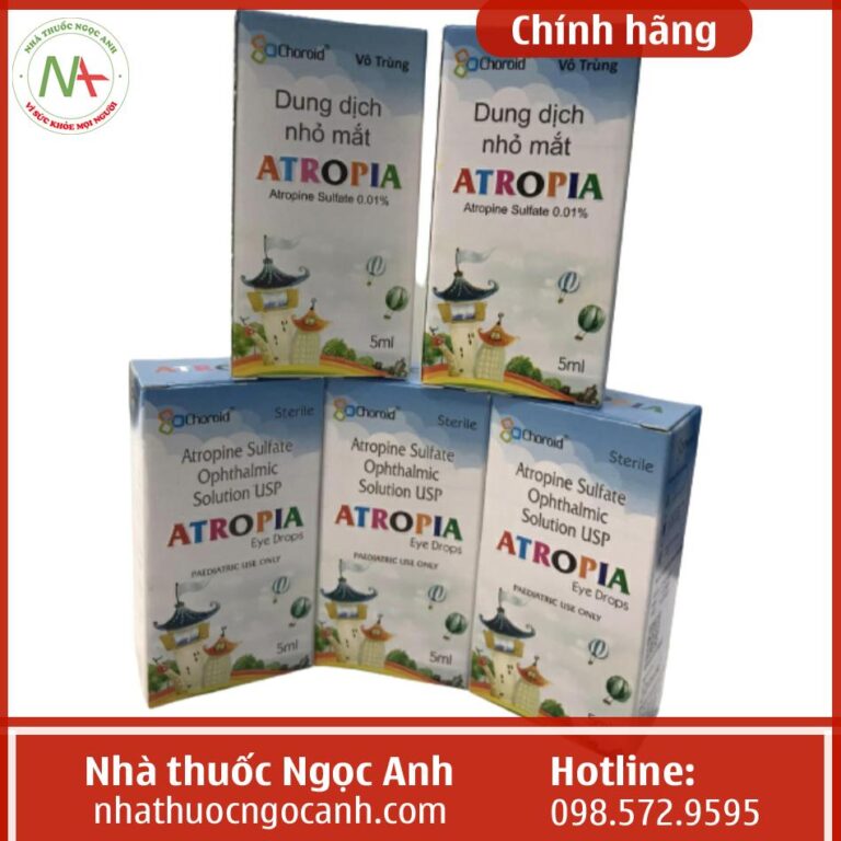 Thuốc nhỏ mắt Atropia Atropin 0.01% giá bao nhiêu, mua ở đâu?