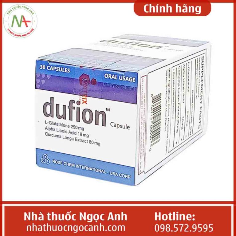 Thuốc Dufion Capsule có tác dụng gì, giá bao nhiêu, mua ở đâu?