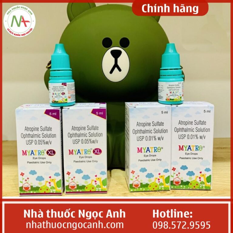 Thuốc nhỏ mắt Myatro Atropin 0.01% 5ml giá bao nhiêu, mua ở đâu