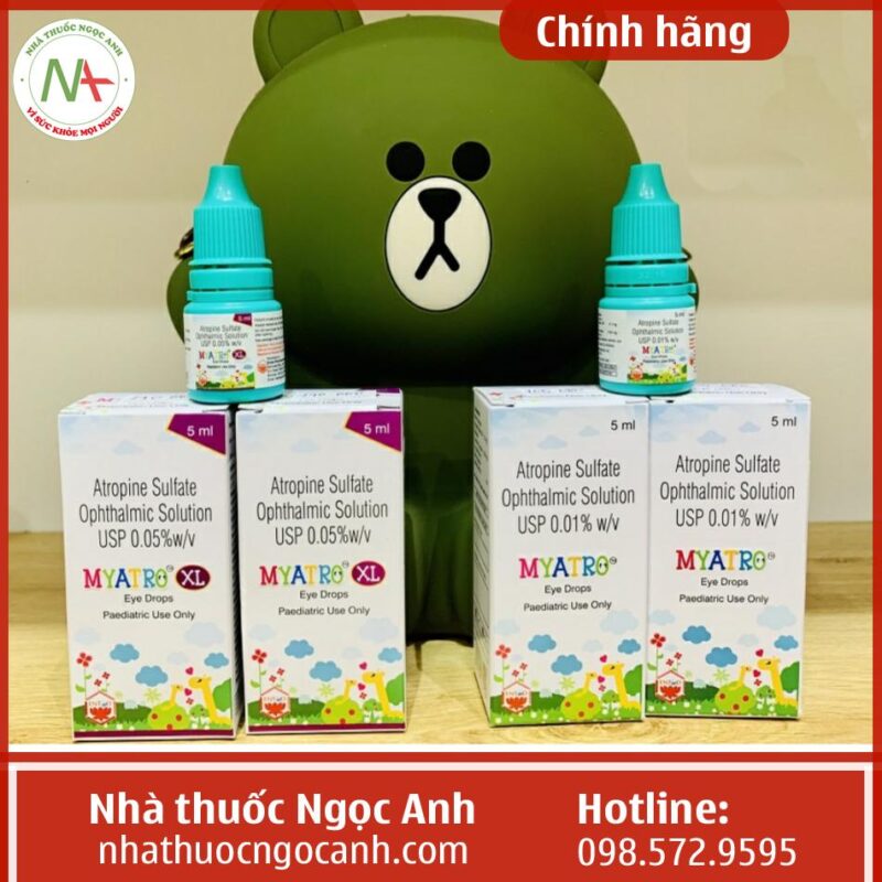 Thuốc nhỏ mắt Myatro Atropin 0.01% 5ml giá bao nhiêu, mua ở đâu