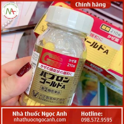 Thuốc cảm của Nhật Taisho Pabron Gold 210 viên giá bao nhiêu, mua ở đâu