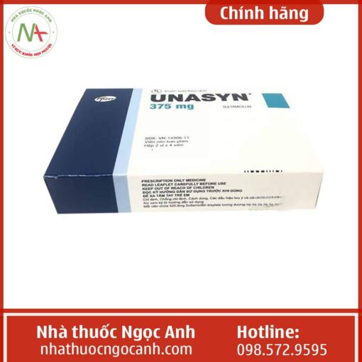 Thuốc Unasyn 375mg: Công dụng, liều dùng, lưu ý, giá bán