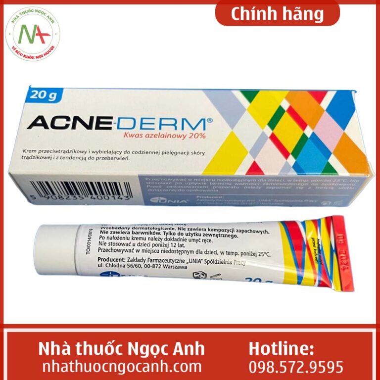 Thuốc Acne-Derm công dụng, có tốt không, giá bao nhiêu, bán ở đâu