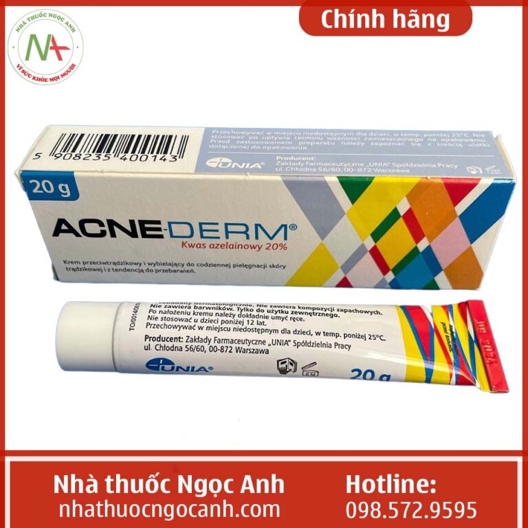 Thuốc Acne-Derm công dụng, có tốt không, giá bao nhiêu, bán ở đâu