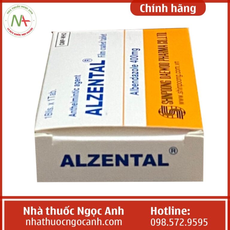 Thuốc tẩy giun Alzental 400mg uống lúc nào, giá bao nhiêu, mua ở đâu?