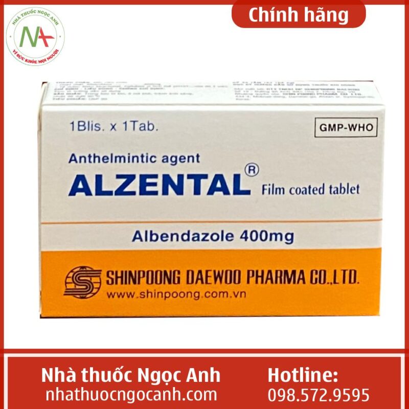 Thuốc Albendazol Stada 400mg: Công dụng, giá bán, mua ở đâu
