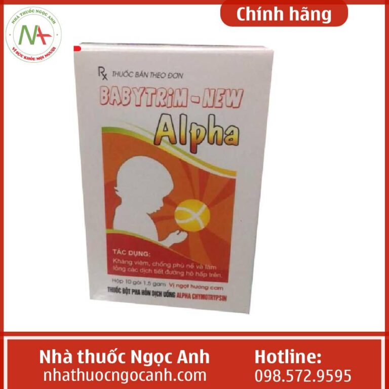 [CHÍNH HÃNG] Thuốc Alpha Choay: Công dụng, liều dùng, giá bán