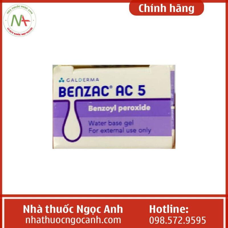 Thuốc Benzac AC 5 % có tác dụng gì, có tốt không, giá bao nhiêu, mua ở đâu?