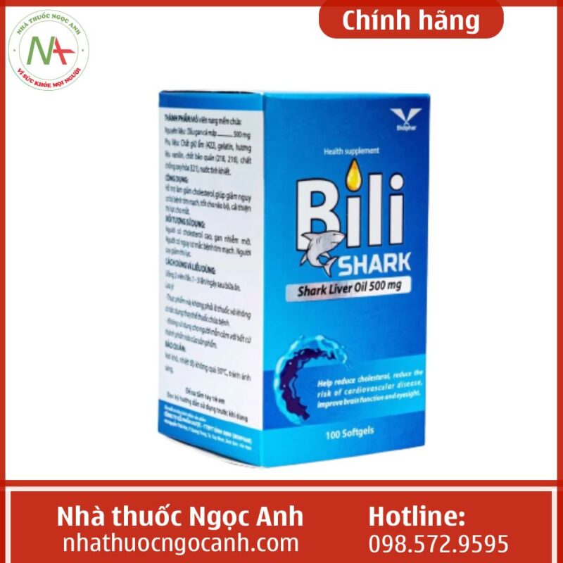 Thuốc Bili Shark là thuốc gì, có tác dụng gì, giá bao nhiêu, mua ở đâu