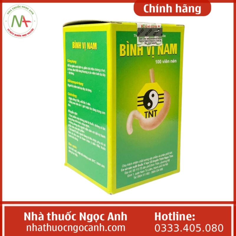 Thuốc Bình Vị Nam TNT uống như thế nào, giá bao nhiêu, mua ở đâu