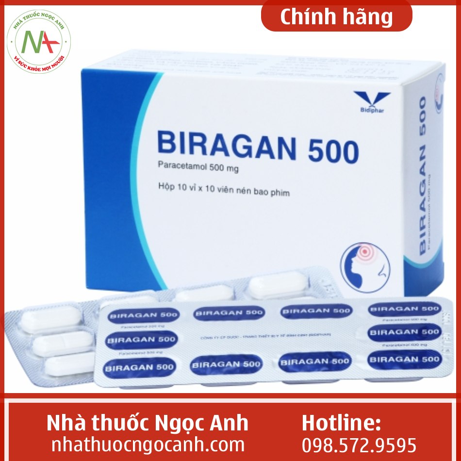 Thuốc Biragan 500: Công dụng, liều dùng, lưu ý, giá bao nhiêu