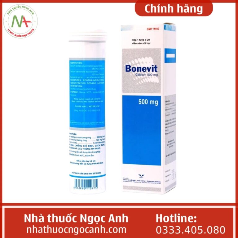 Thuốc Bonevit Bidiphar 500mg là thuốc gì, giá bao nhiêu, mua ở đâu