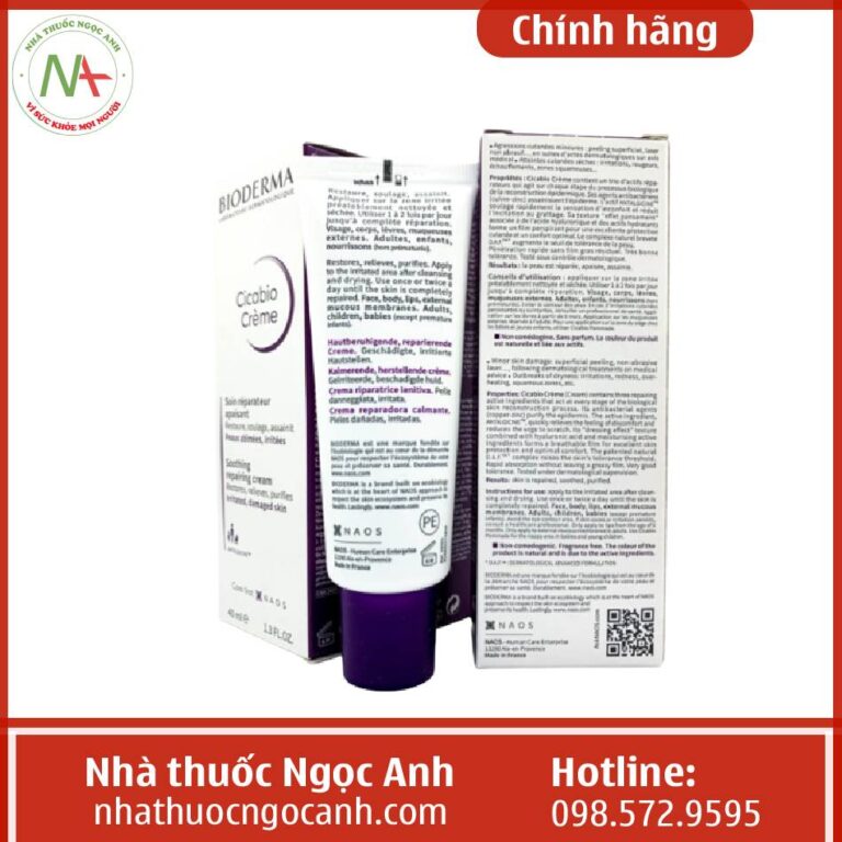 Bioderma Cicabio Crème có tác dụng gì, giá bao nhiêu, mua ở đâu