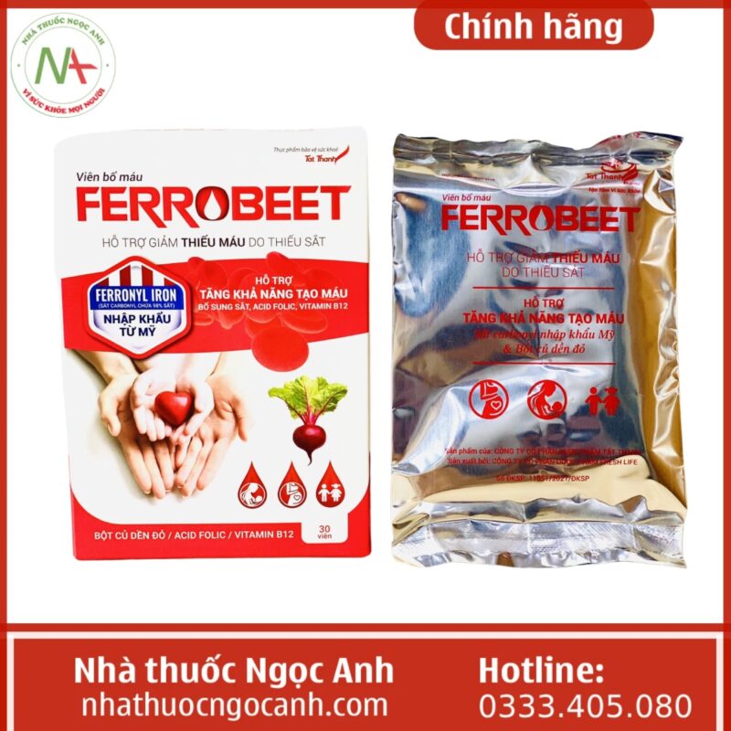 Thuốc bổ máu Ferrobeet có tốt không, giá bao nhiêu, mua ở đâu?