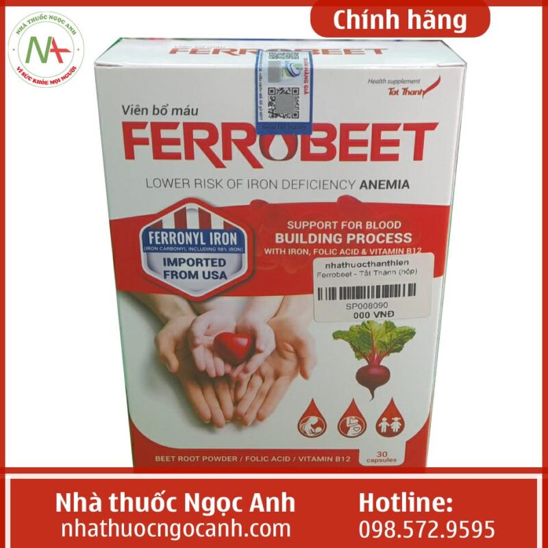 Ferrobeet: Công dụng, liều dùng, lưu ý, tác dụng phụ, giá bao nhiêu